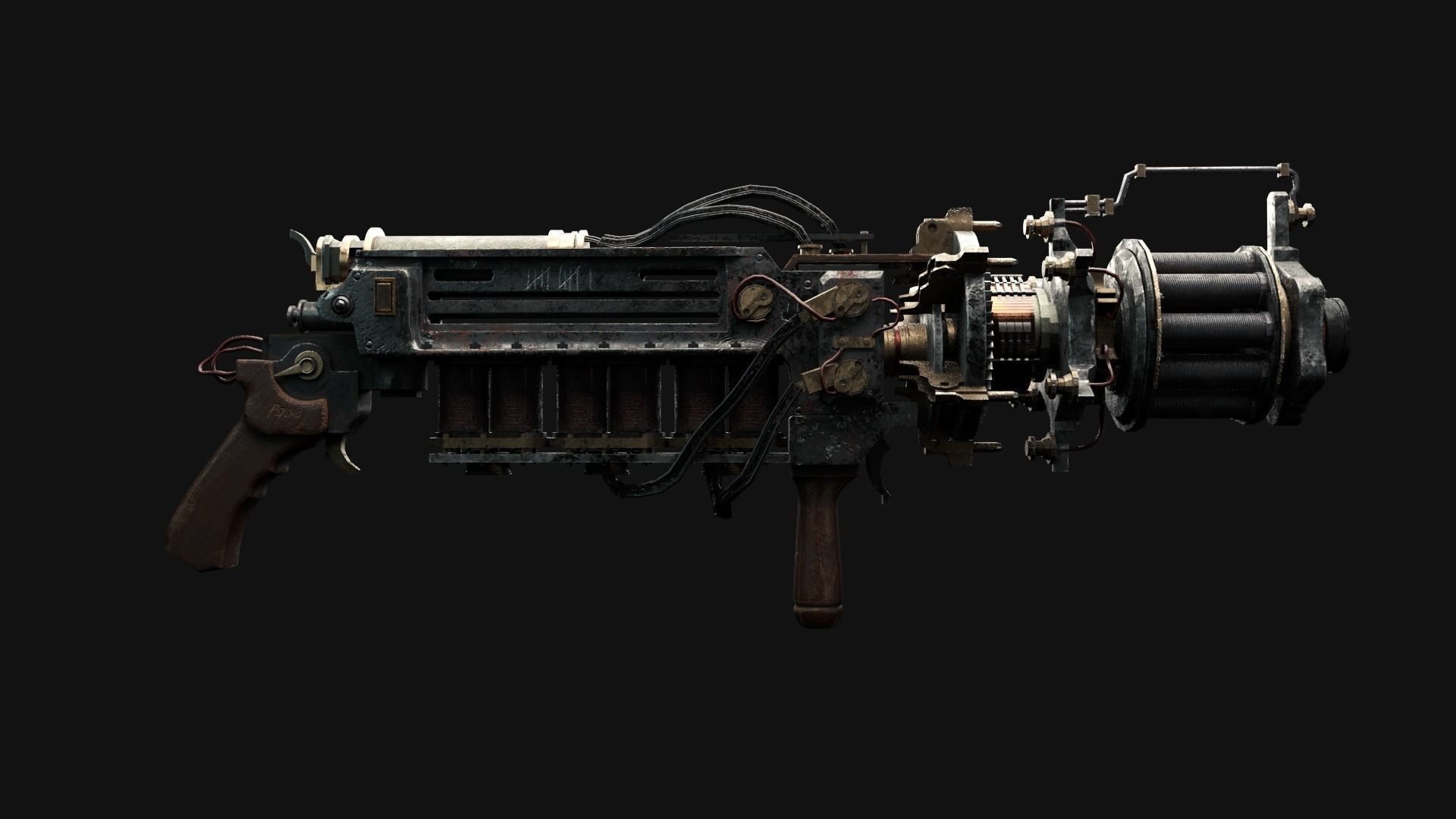 Rail gun 3D model | CGTrader