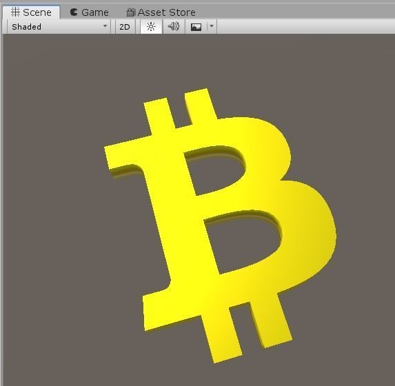 BTC logo 3D model 3D model | CGTrader