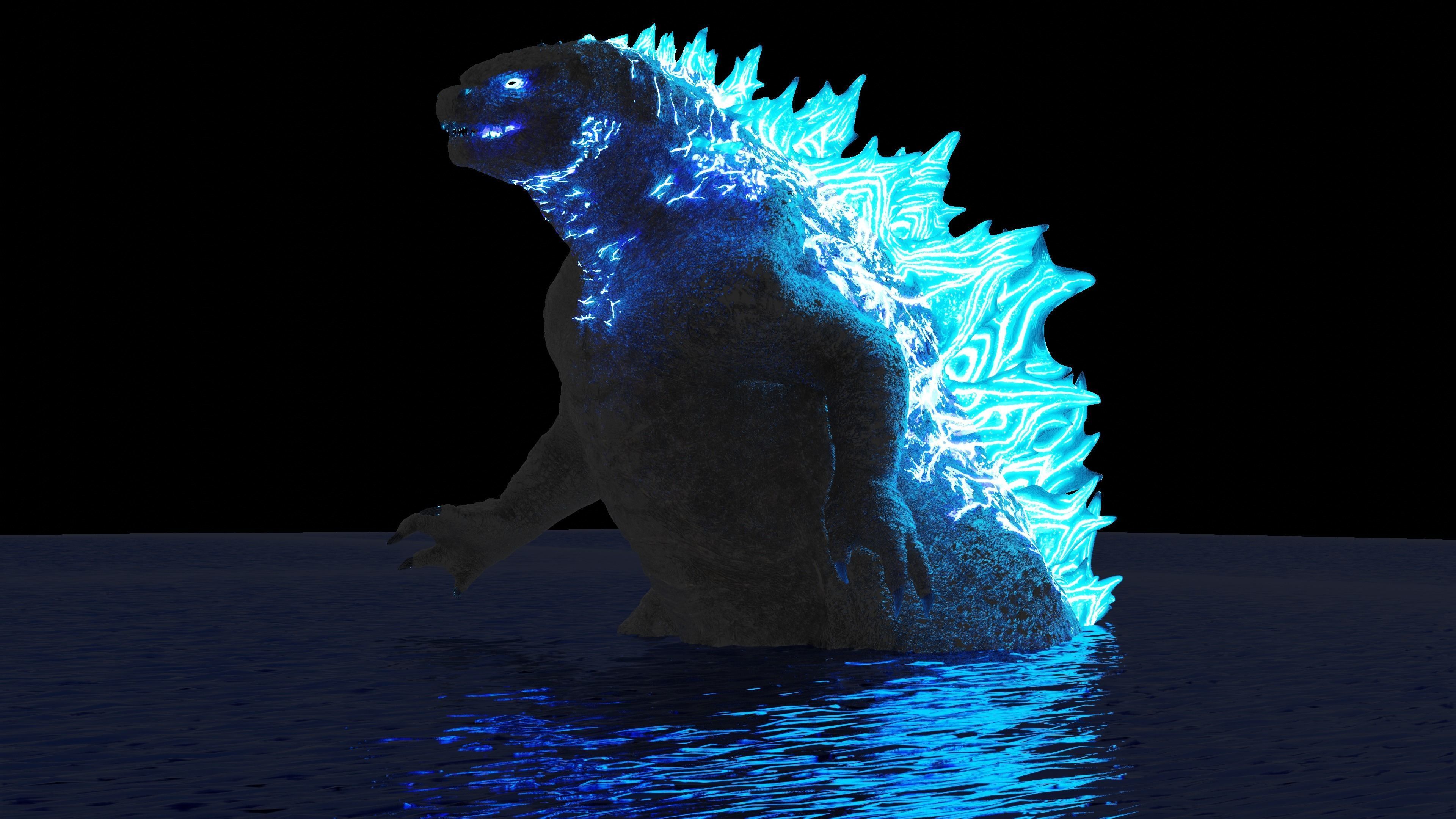 godzilla 3d model free VR / AR / low-poly 3D model animated rigged ...