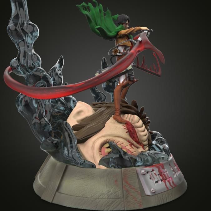 levi ackerman 3D model 3D printable | CGTrader