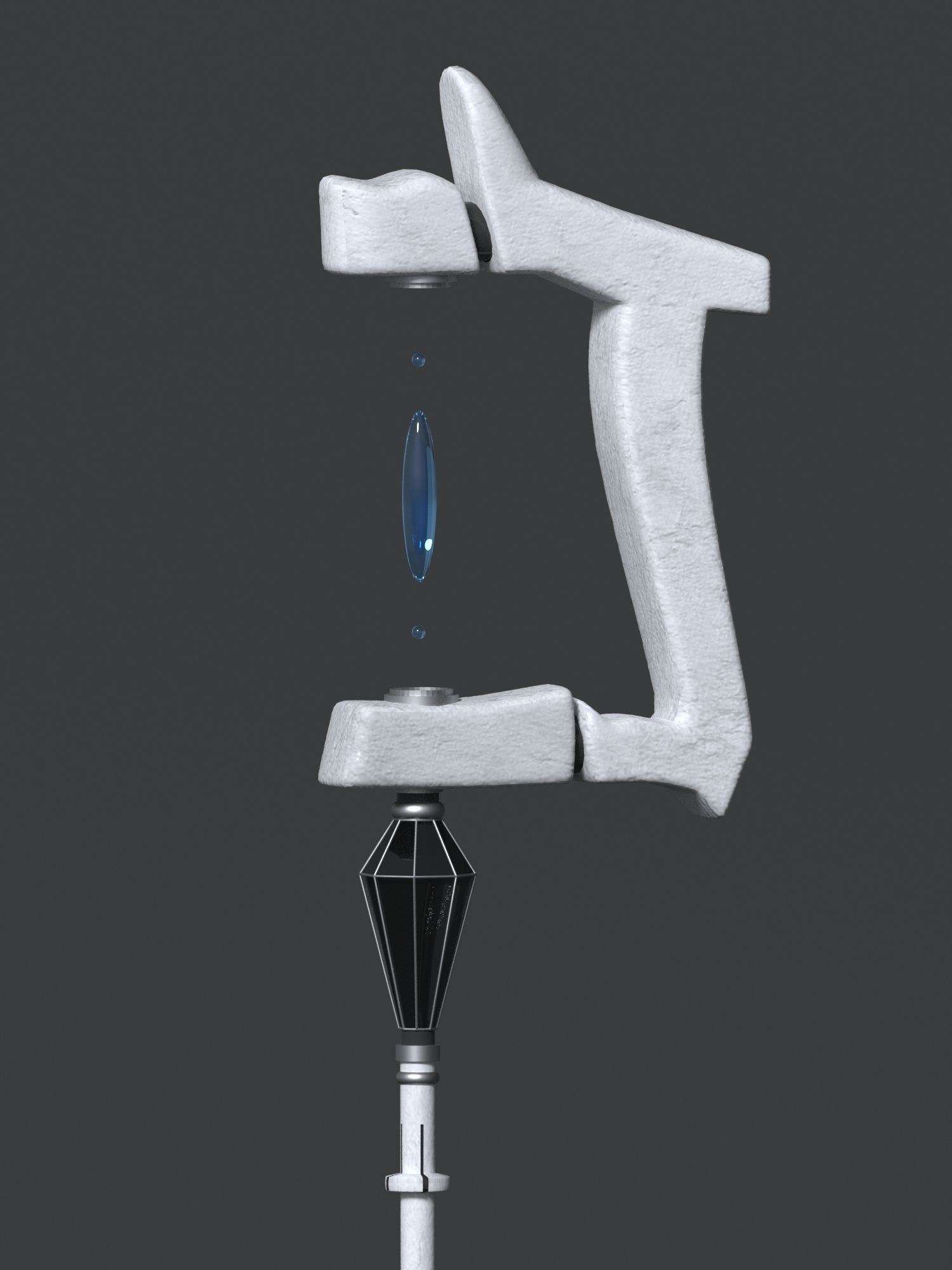 Roxy Migurdia staff Mushoku Tensei Isekai Ittara Honki Dasu 3D model ...