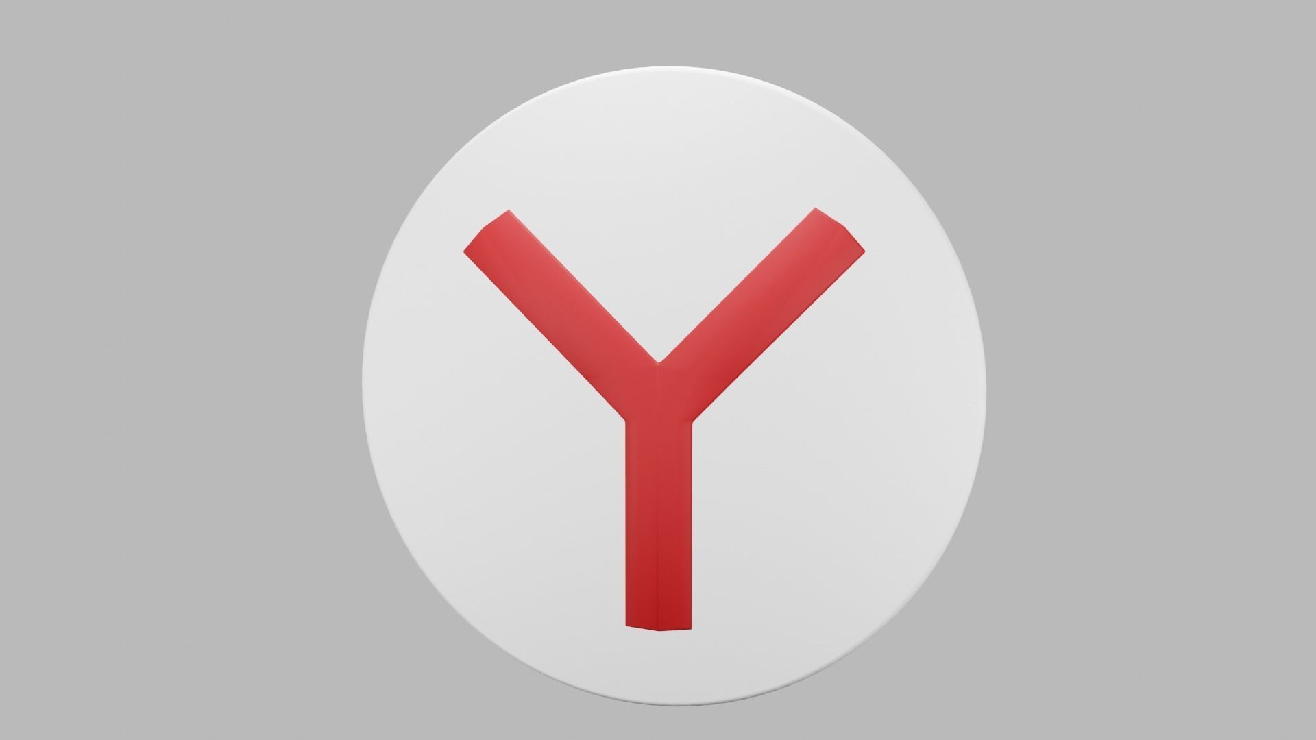 Yandex 3D logo 3D model | CGTrader