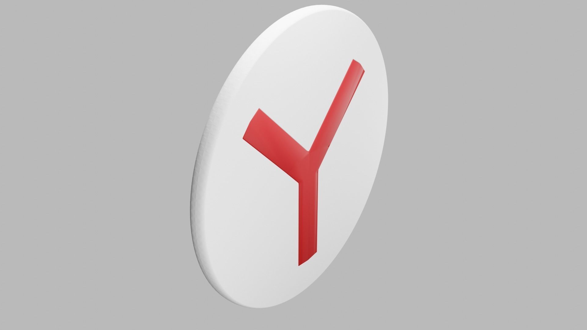 Yandex 3D logo 3D model | CGTrader