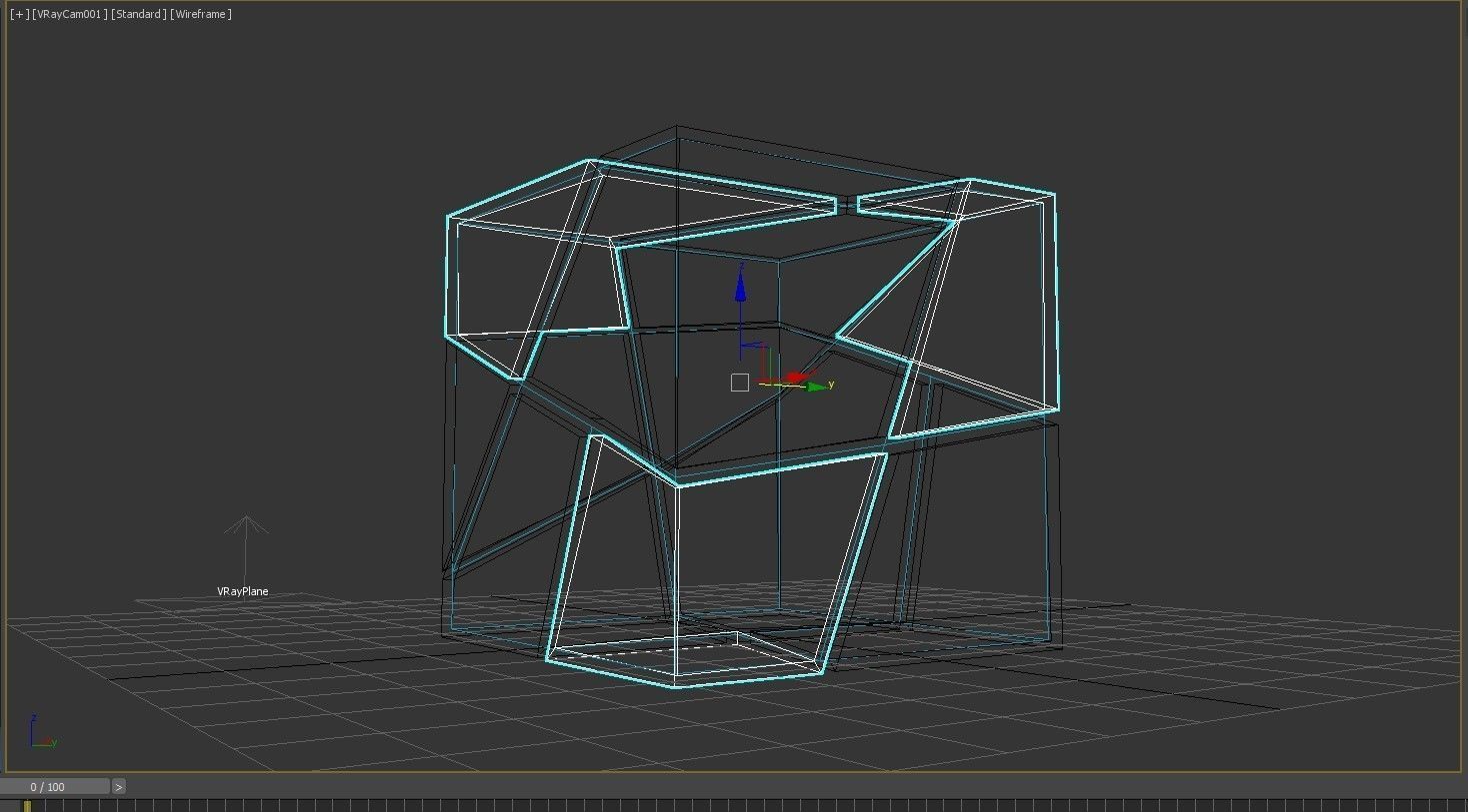 3D model Box led Alien Cube VR / AR / low-poly | CGTrader