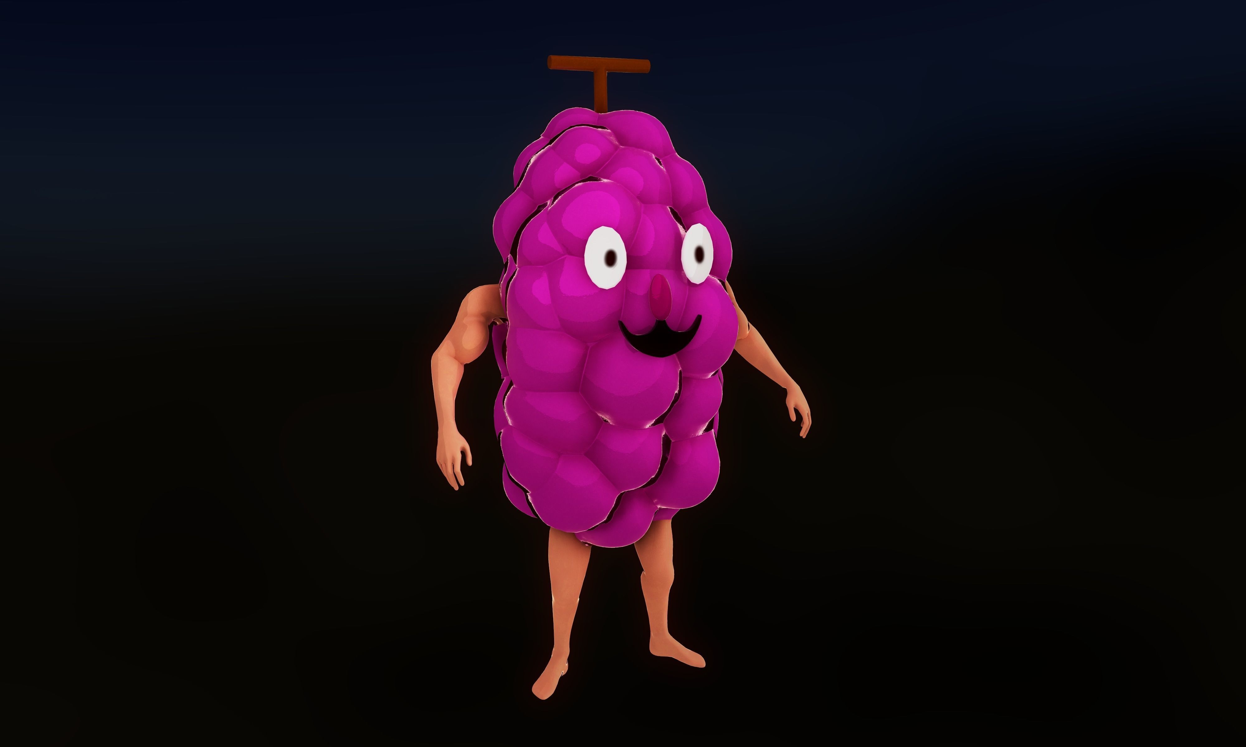 3D model Grapeman VR / AR / low-poly rigged | CGTrader