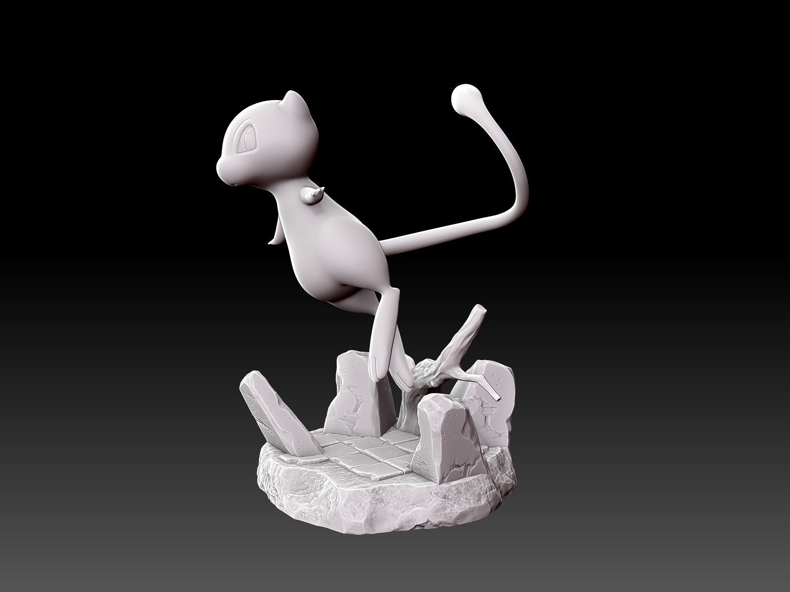 Pokemon Mew 3D Print model 3D model 3D printable | CGTrader