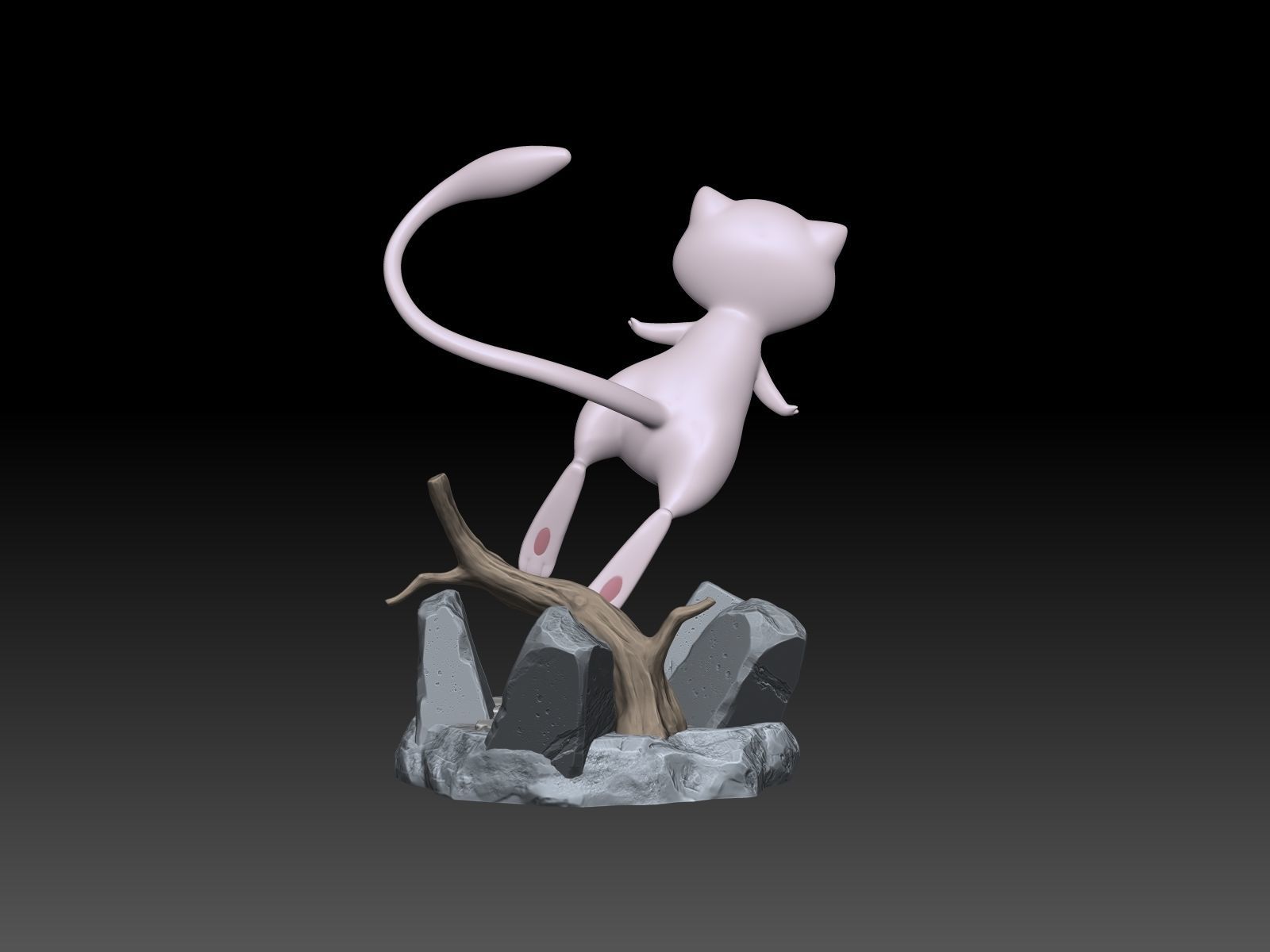 Pokemon Mew 3D Print model 3D model 3D printable | CGTrader
