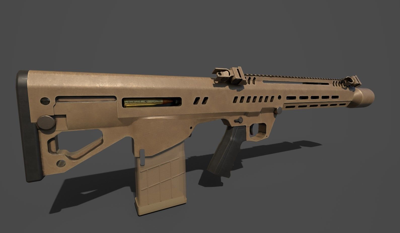 3D model RM227 Assault Rifle VR / AR / low-poly | CGTrader