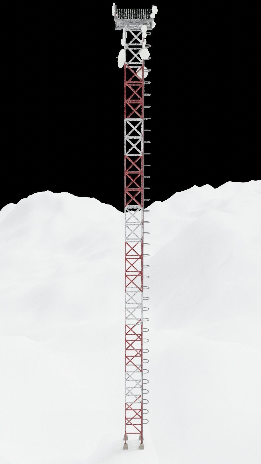 Radio Tower free 3D model | CGTrader