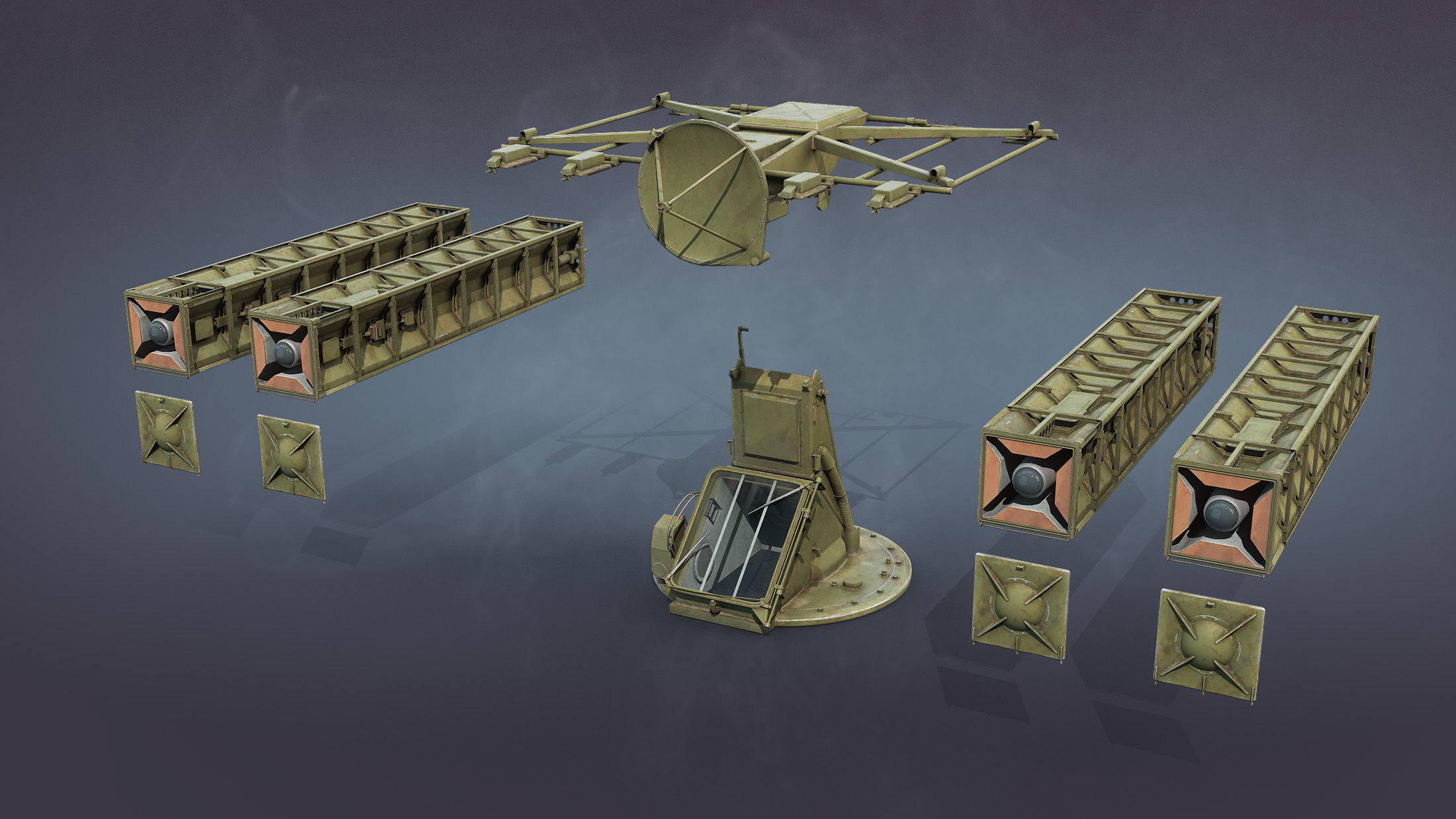 3D model 9K35 Strela-10 or SA-13 Gopher VR / AR / low-poly | CGTrader