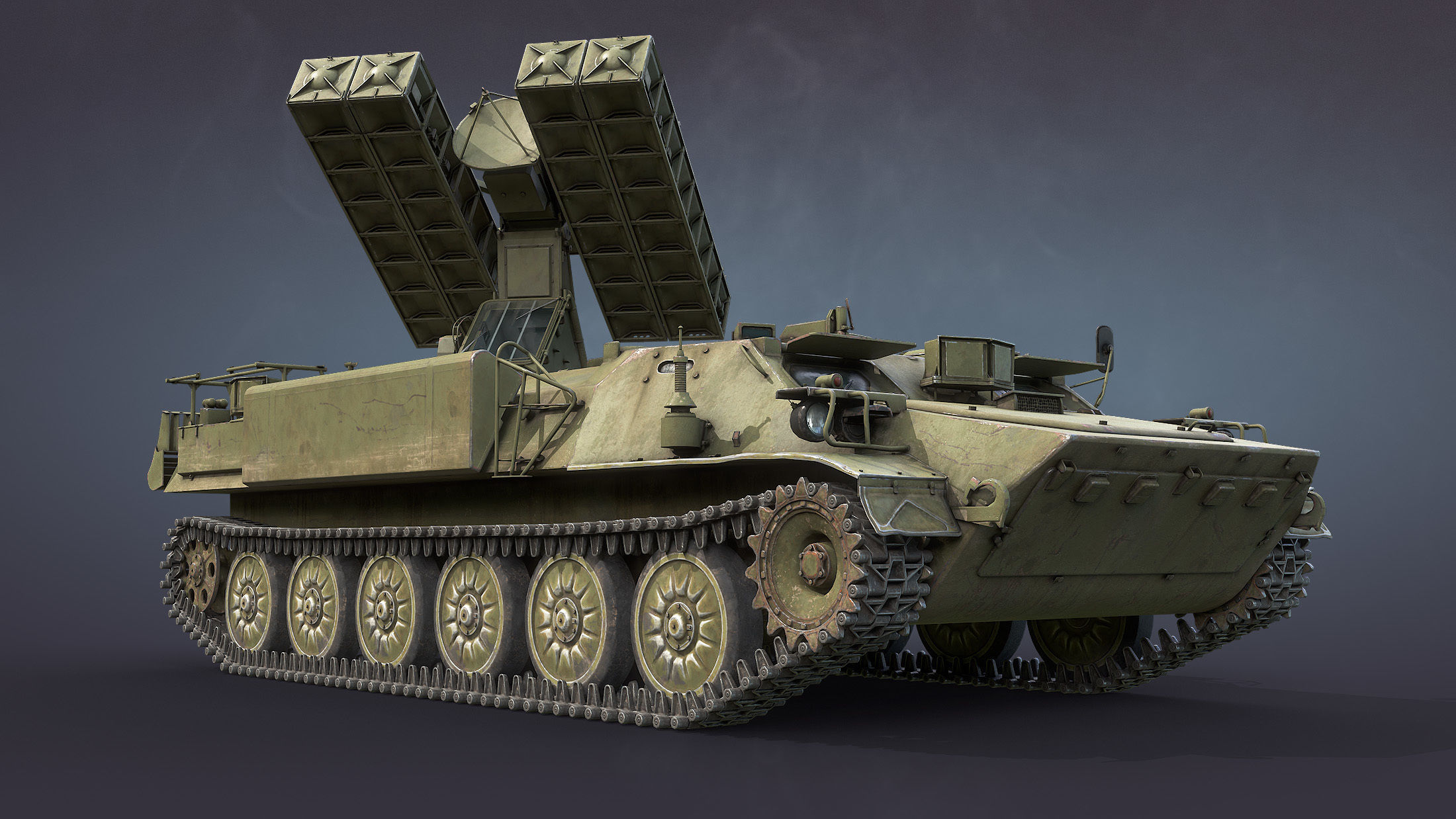 3D model 9K35 Strela-10 or SA-13 Gopher VR / AR / low-poly | CGTrader