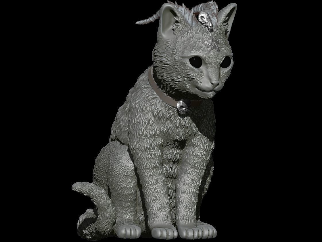 Demon Kitten 3D model 3D printable | CGTrader