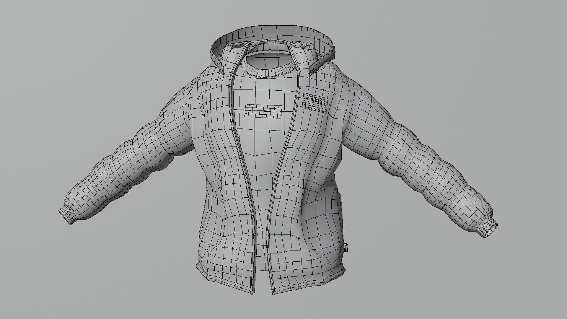 3D model goku drip - jacket - low poly VR / AR / low-poly | CGTrader