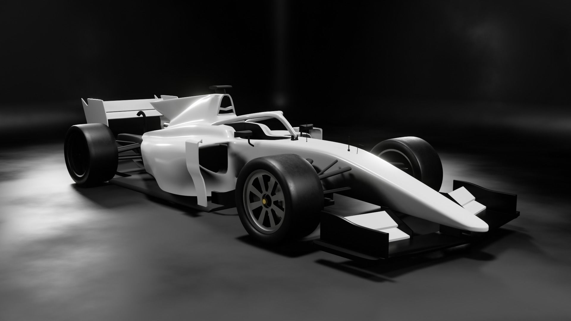 Formula 2 Car High Poly 3D model | CGTrader
