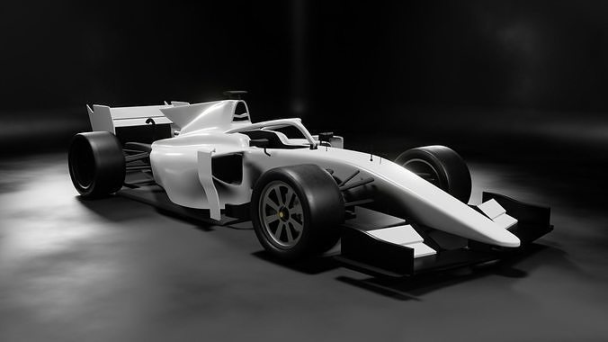 Formula 2 Car High Poly 3D model | CGTrader