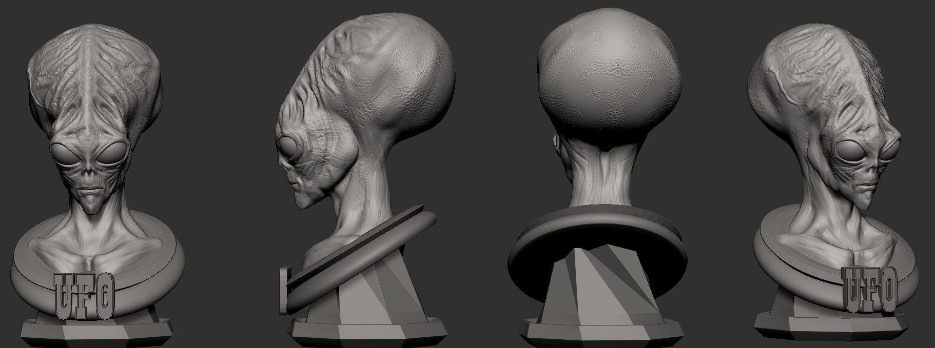 Et UFO stl print 3D model 3D printable | CGTrader