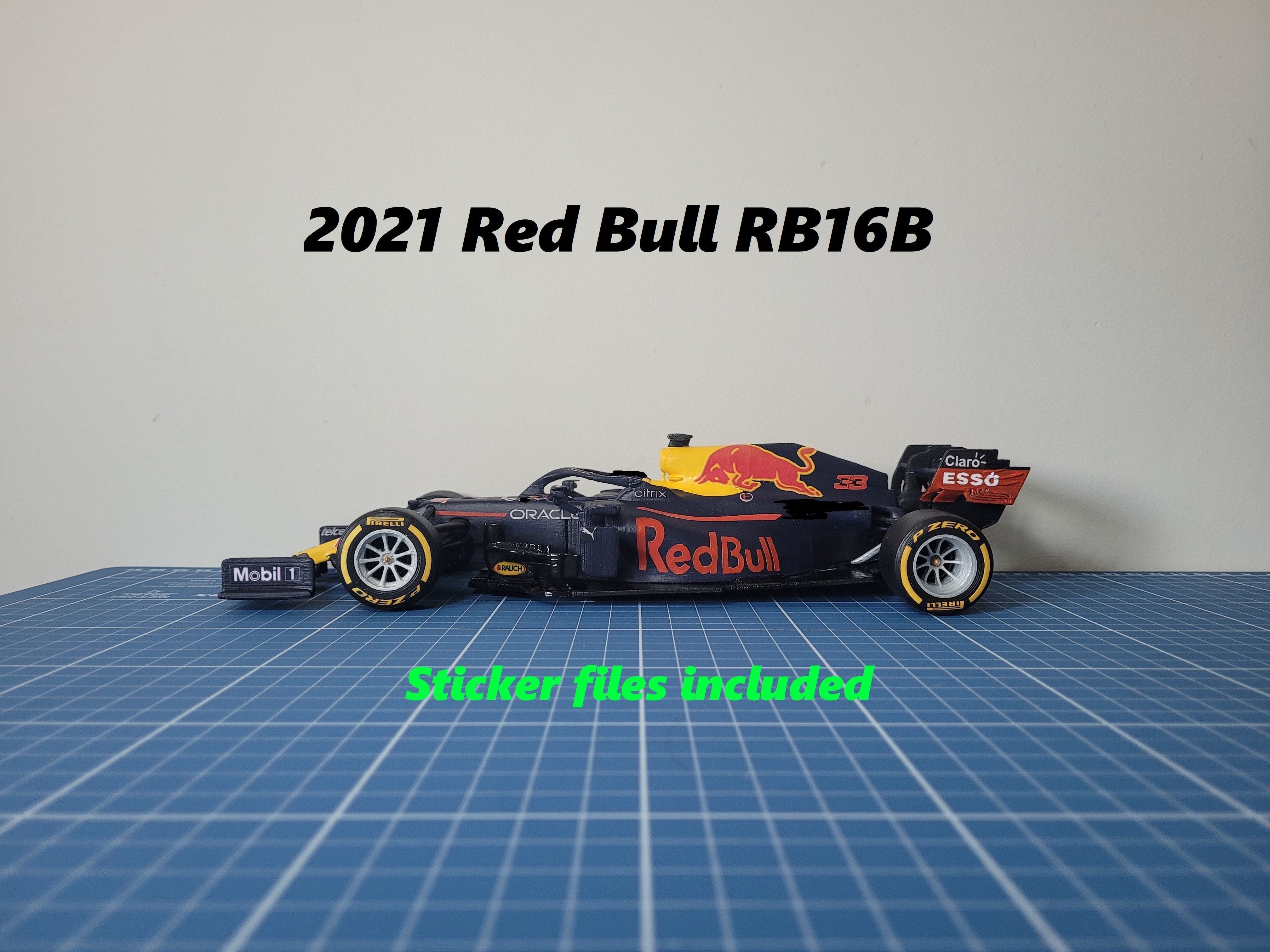 3D PRINTABLE RB 2021 F1 CAR 3D model 3D printable | CGTrader