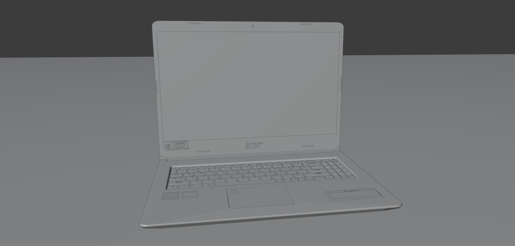 Acer Laptop Blender free VR / AR / low-poly 3D model | CGTrader