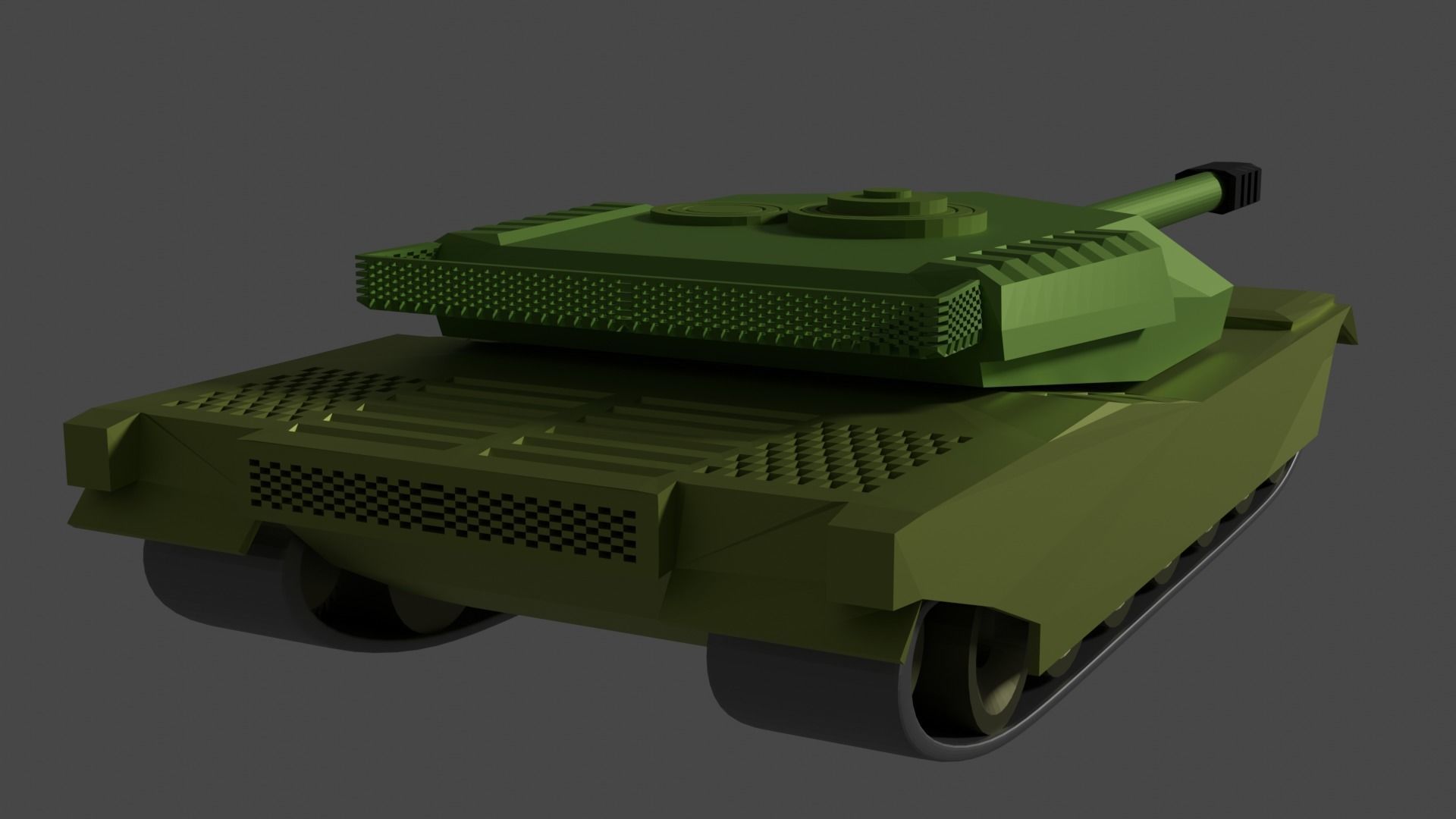 3D model ally tank 1 VR / AR / low-poly | CGTrader