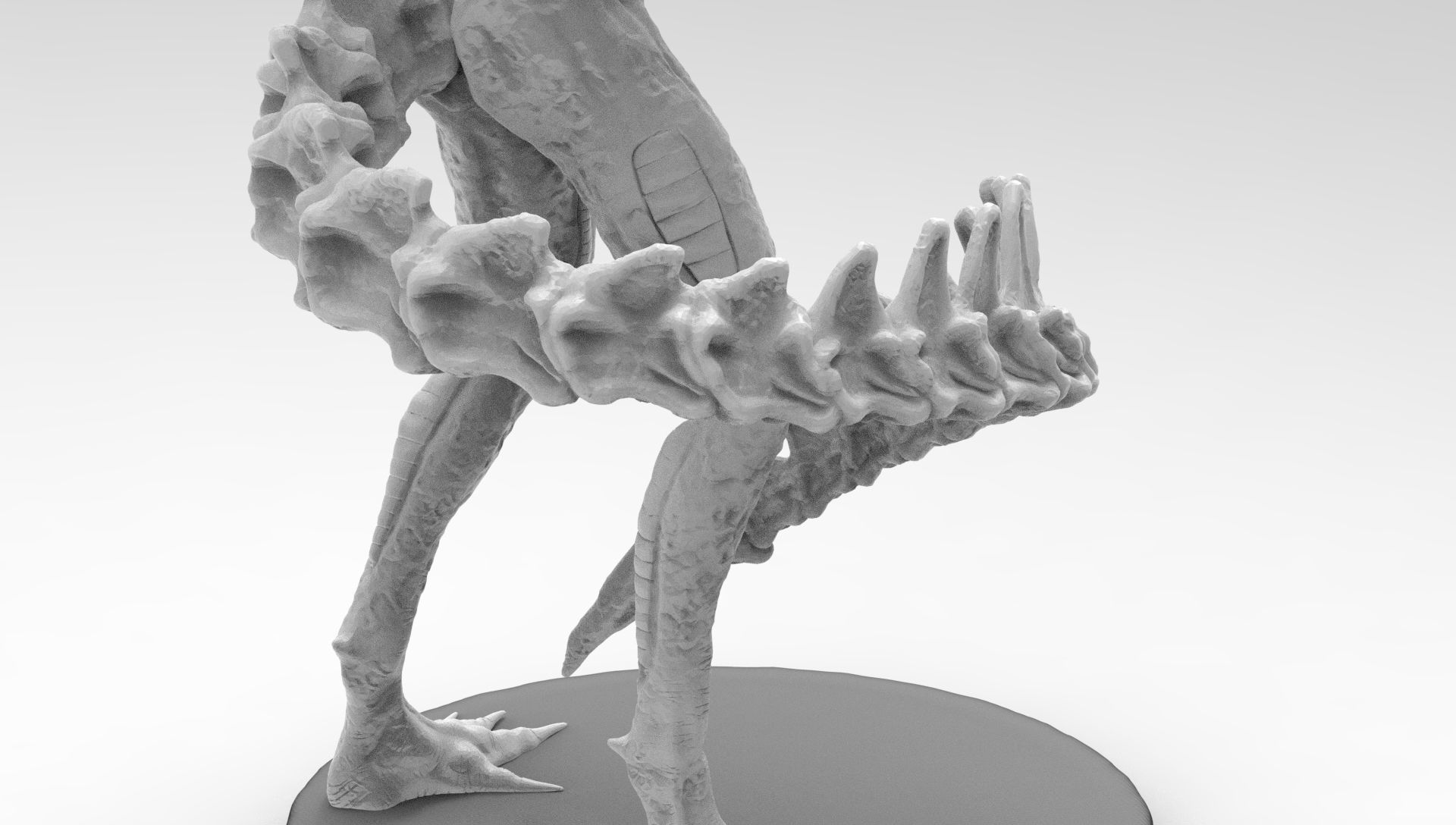 Alien Xenomorph Smoking Joint Tabaco Cigar 3D model 3D printable | CGTrader