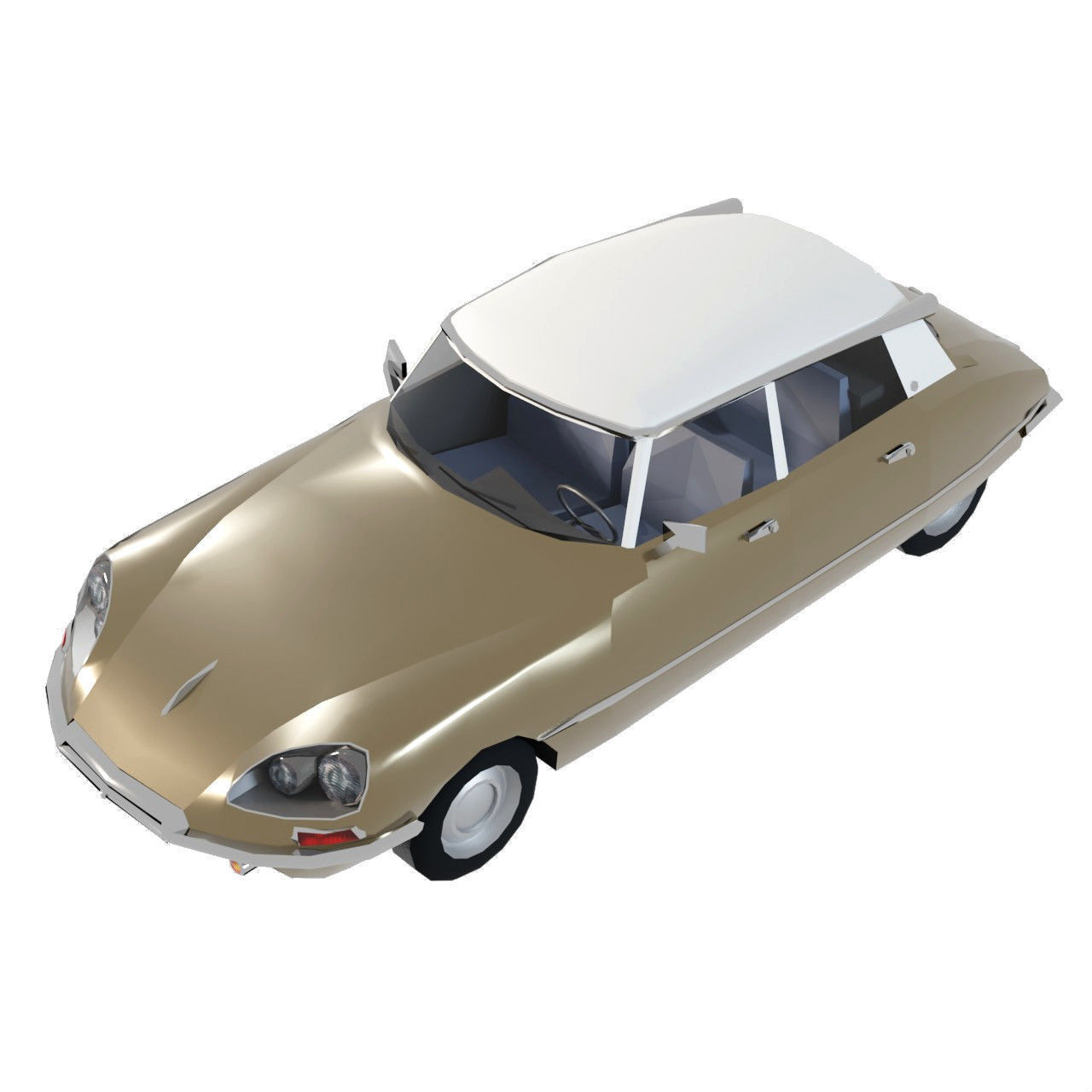 3D model Citroen DS VR / AR / low-poly | CGTrader