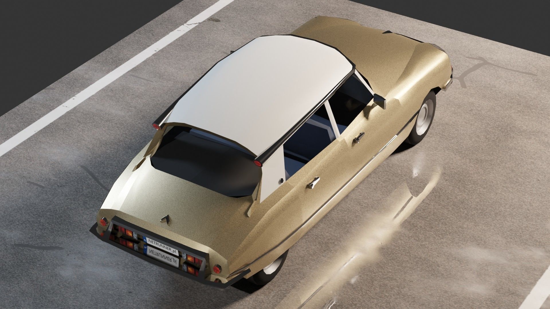 3D model Citroen DS VR / AR / low-poly | CGTrader