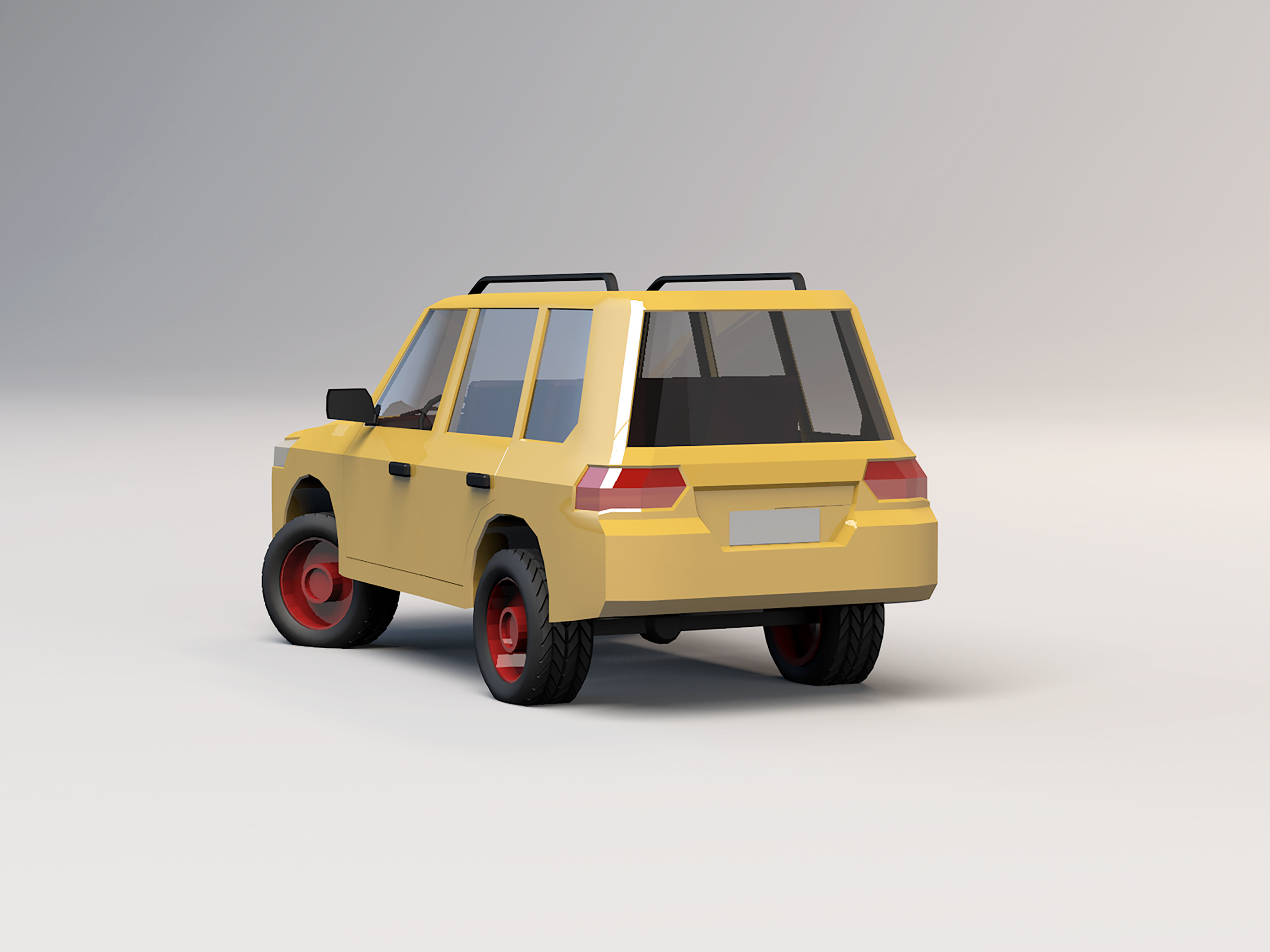 3D model Low poly off road suv VR / AR / low-poly | CGTrader
