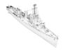 USS Johnston Destroyer DD-557 3D model rigged | CGTrader