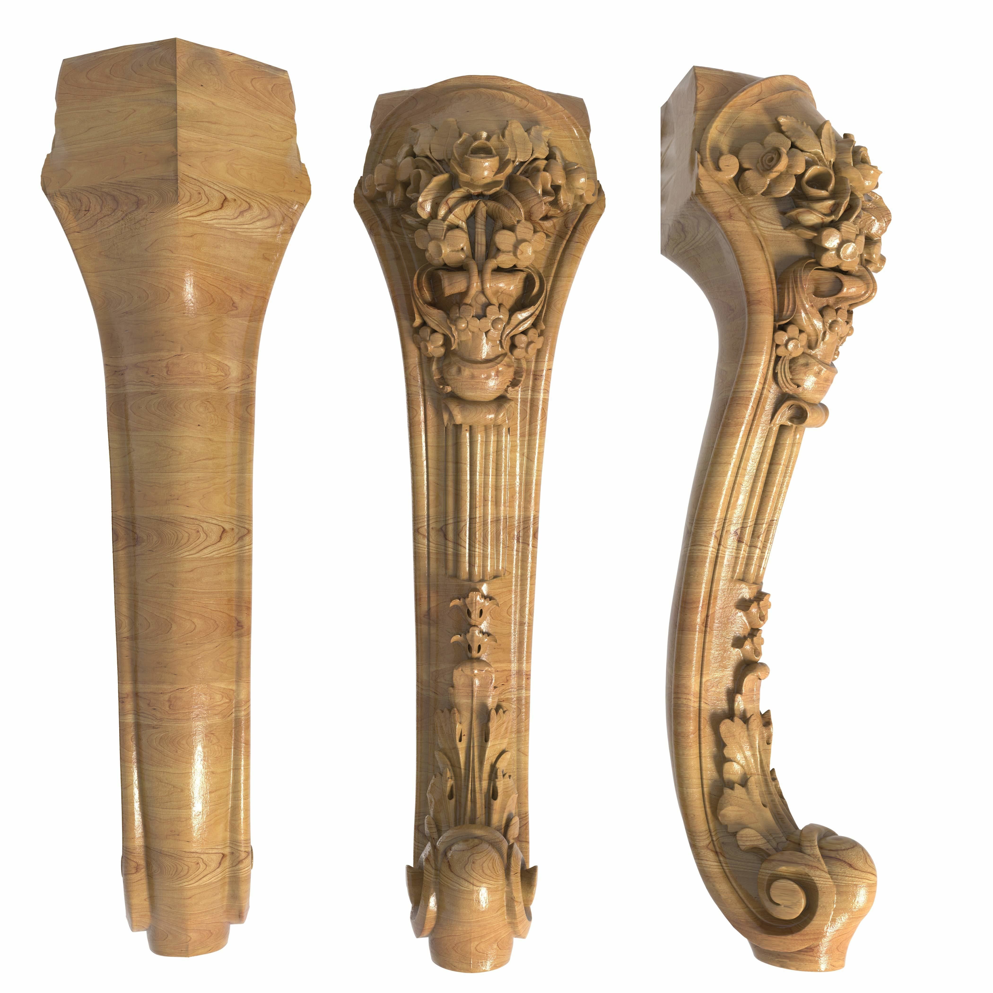 leg chair 3D model | CGTrader