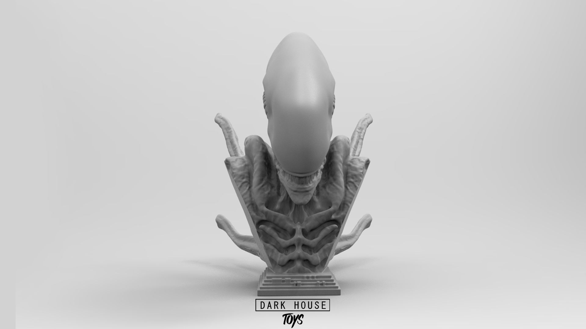 Scout Alien Xenomorph Bust 3D Printing model 3D model 3D printable ...