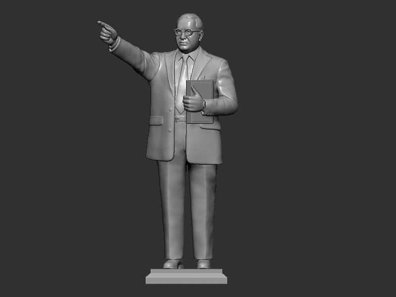 Dr Bhimrao Ambedkar 3D model 3D printable | CGTrader