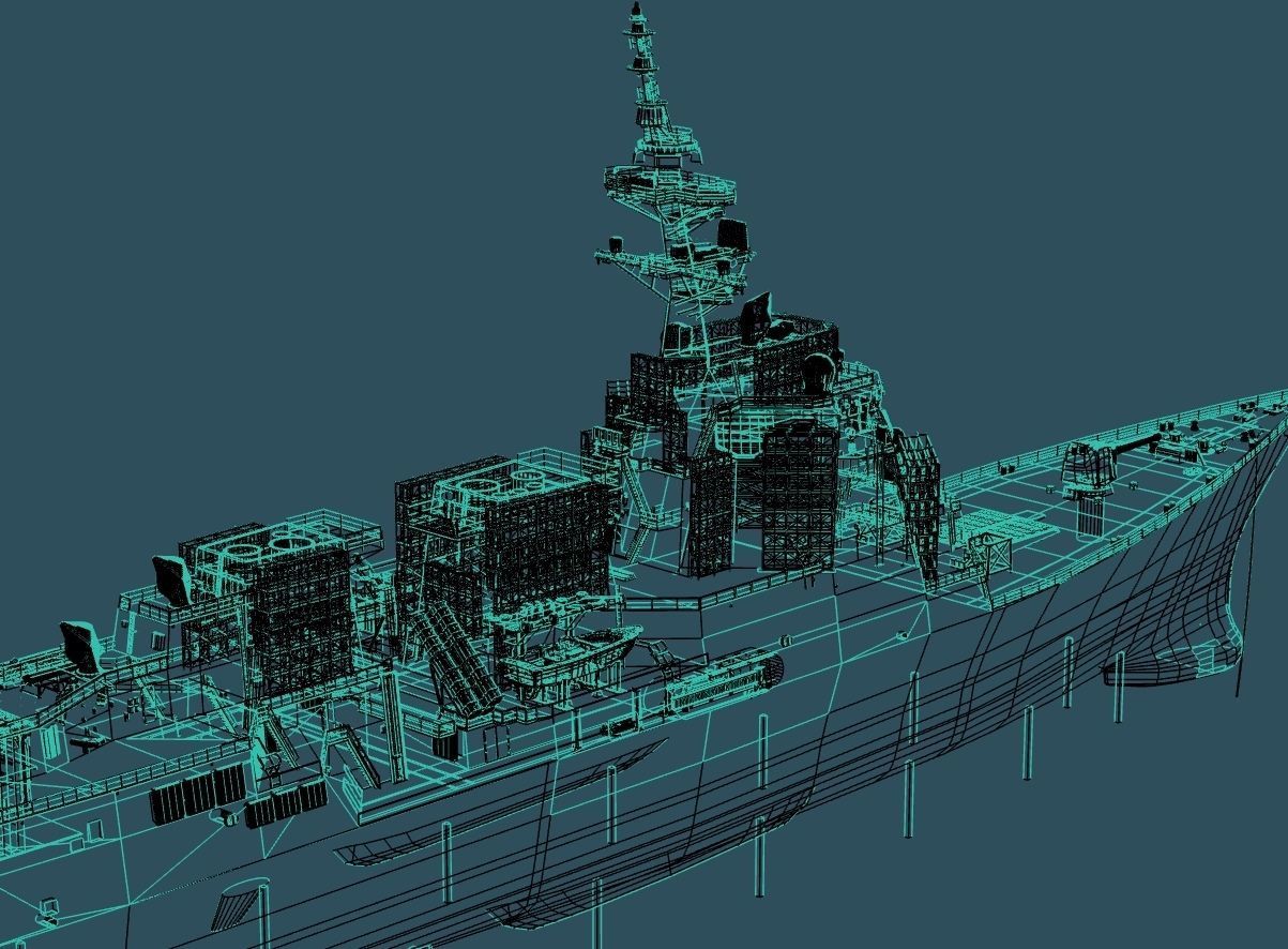 Building Ship 3D model | CGTrader