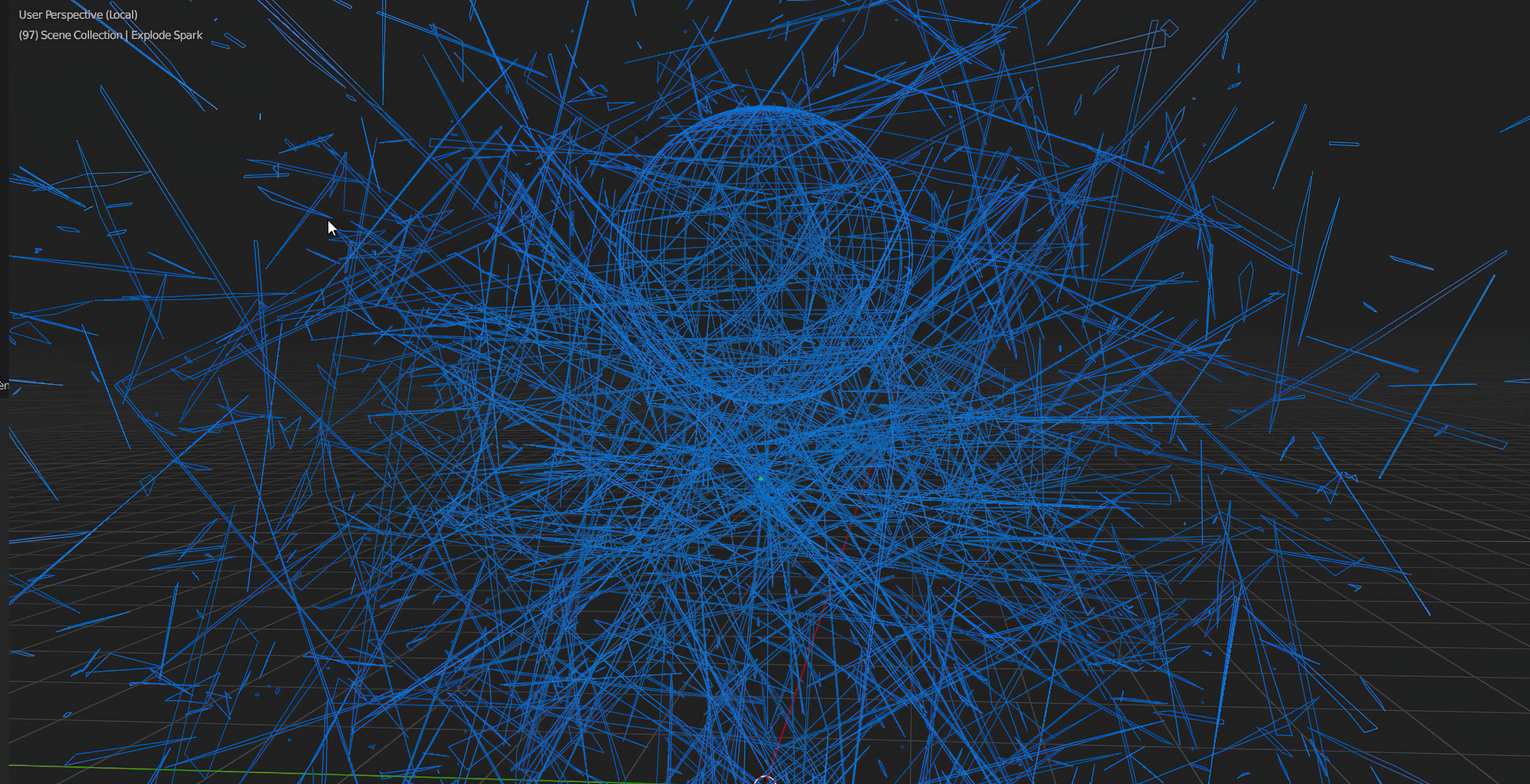 Glass Shards around Sphere Animation Blender 3D model animated | CGTrader