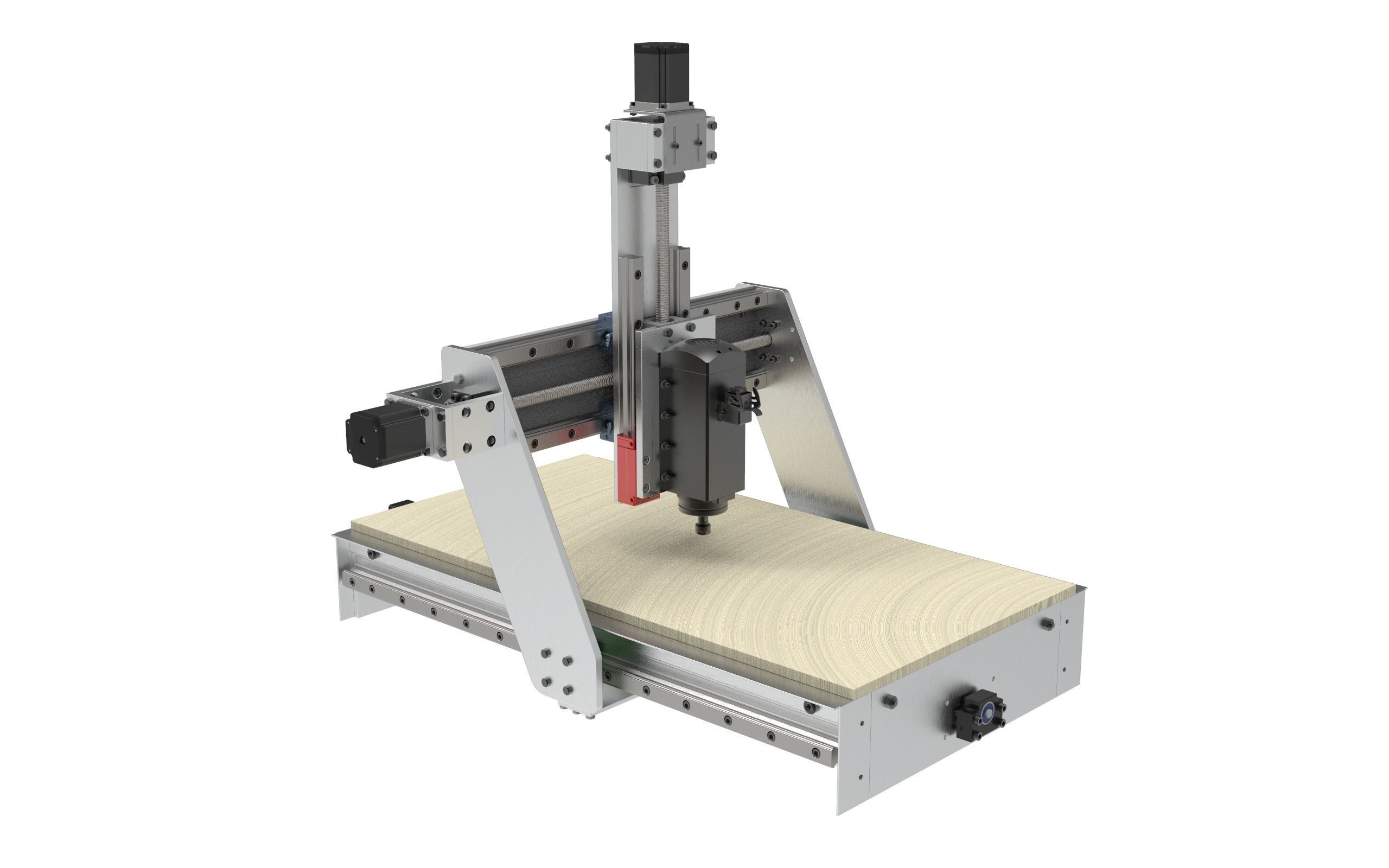 CNC Milling Machine 3D model | CGTrader