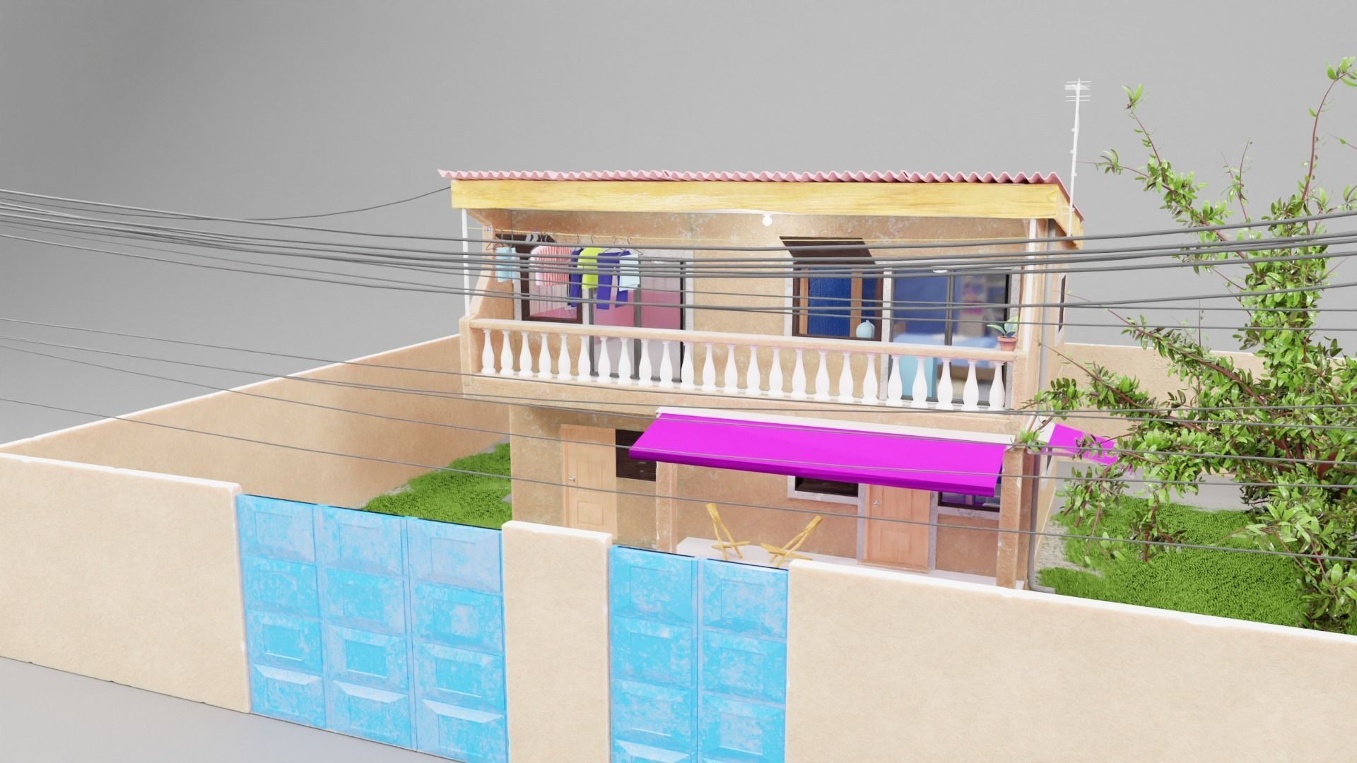 maison rural 3D model | CGTrader