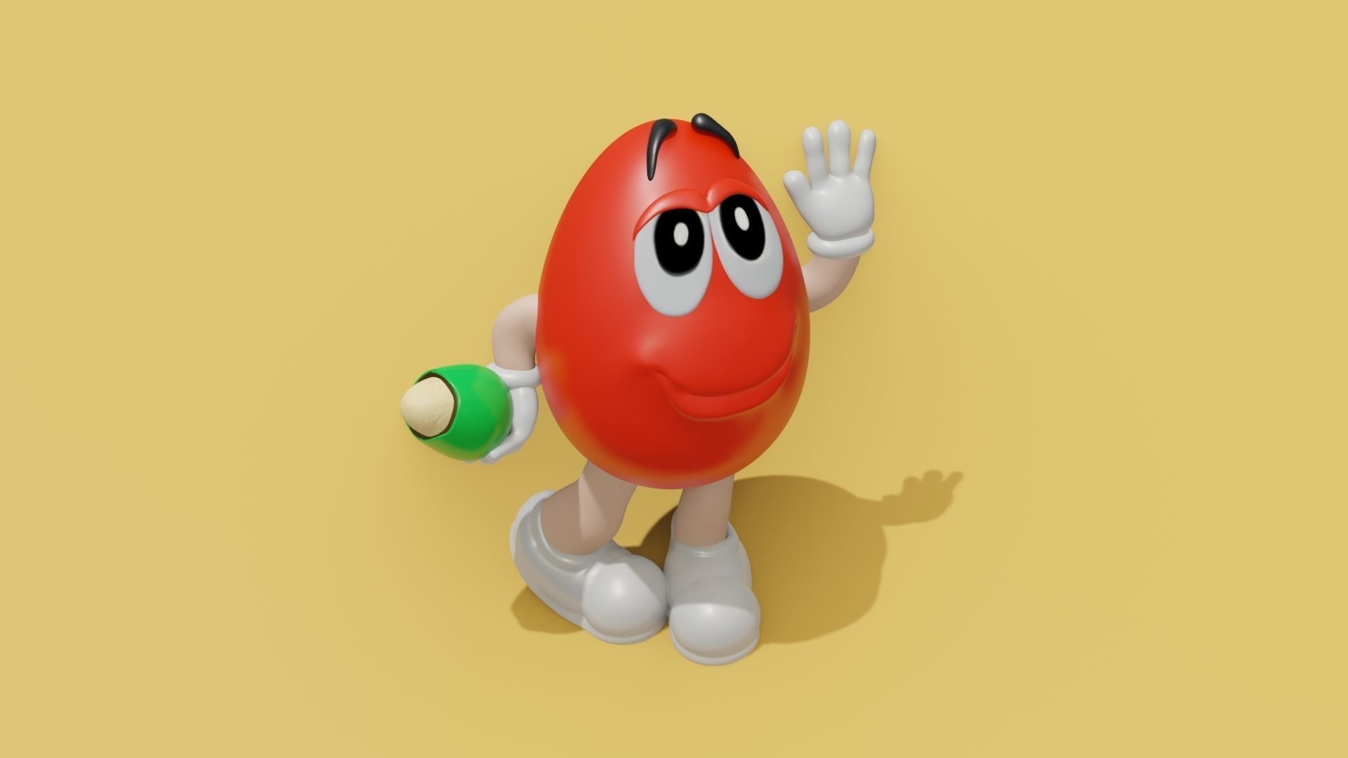 3D model MandM s Character VR / AR / low-poly | CGTrader