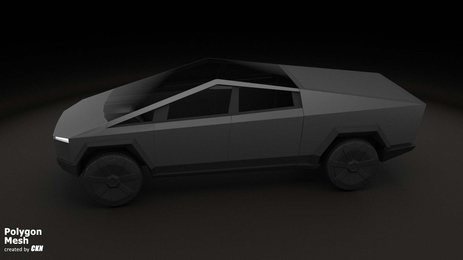 3D model Tesla Cybertruck VR / AR / low-poly | CGTrader