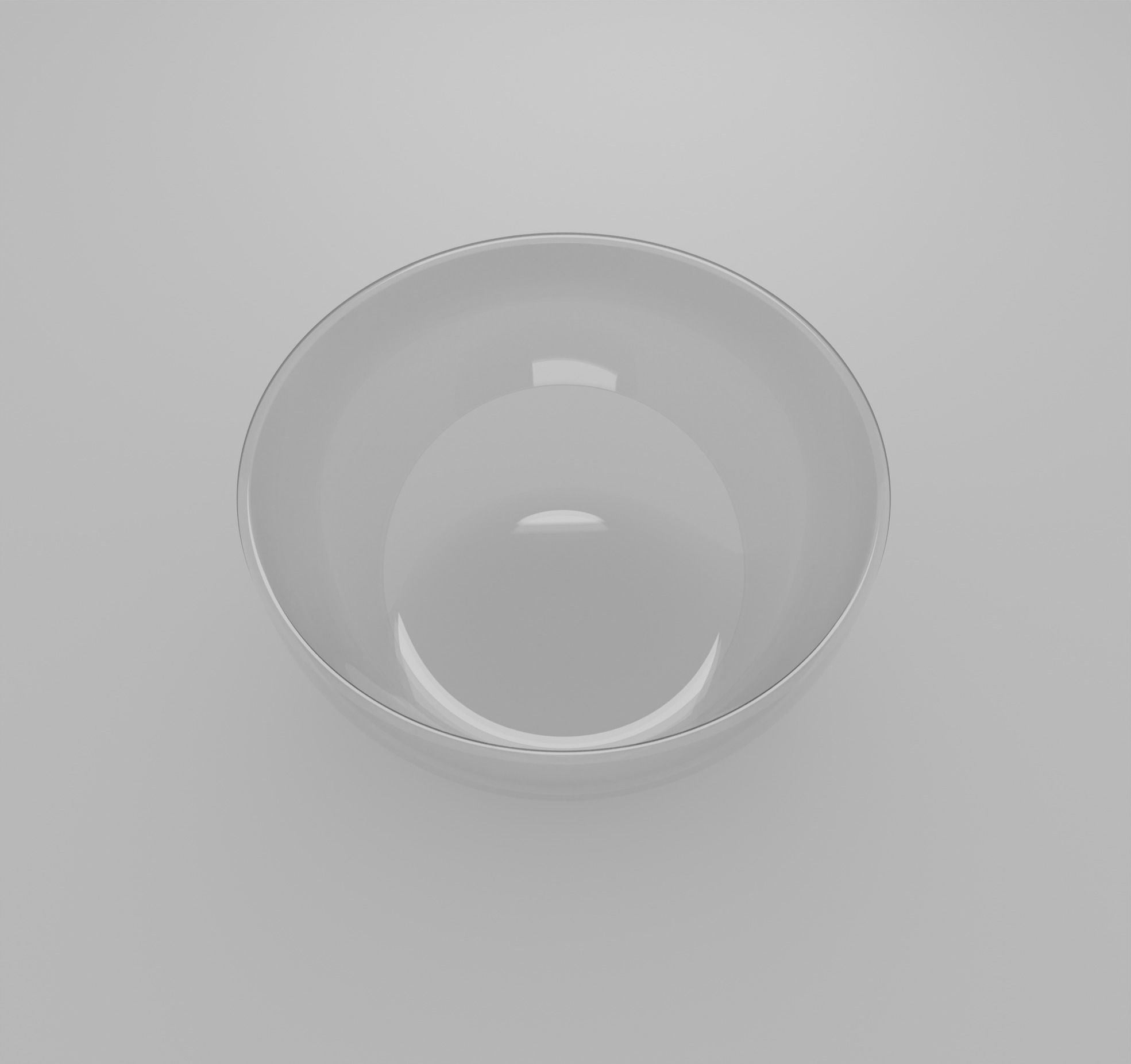 Transparent glass bowl 3D model 3D model | CGTrader