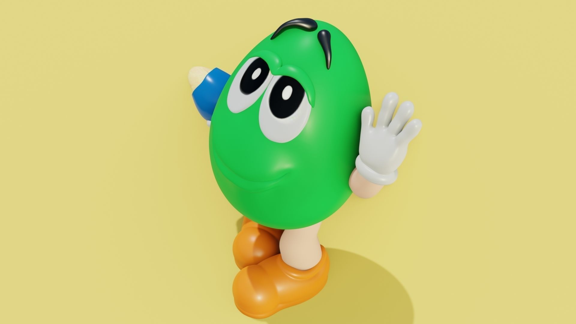 3D model MandM s Character VR / AR / low-poly | CGTrader