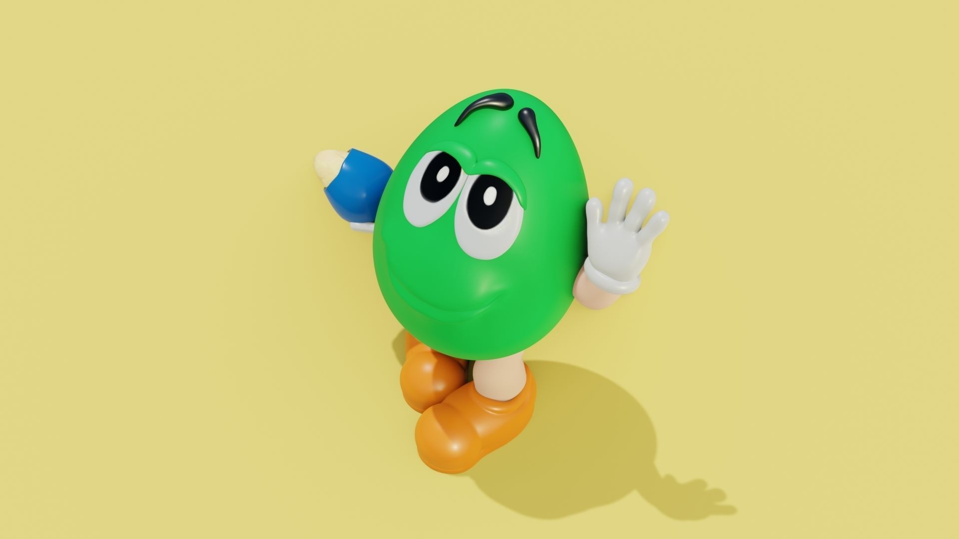 3D model MandM s Character VR / AR / low-poly | CGTrader