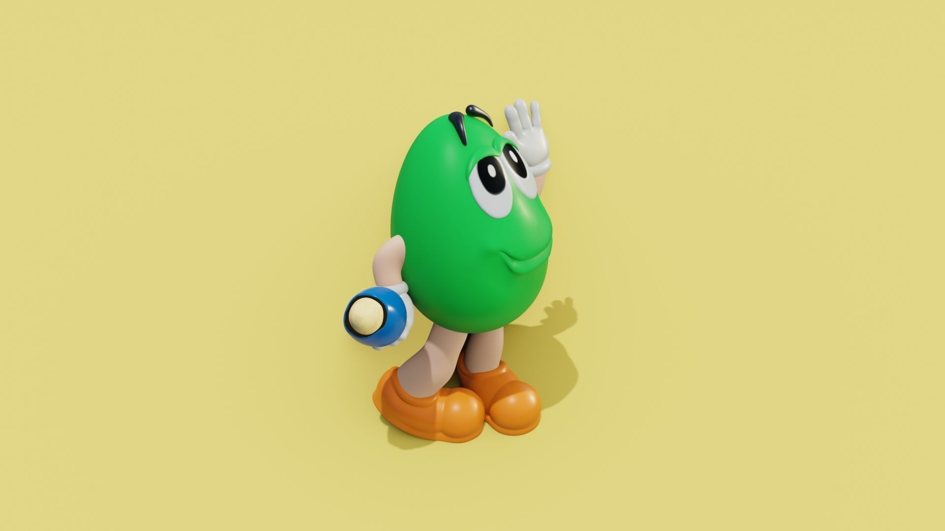 3D model MandM s Character VR / AR / low-poly | CGTrader