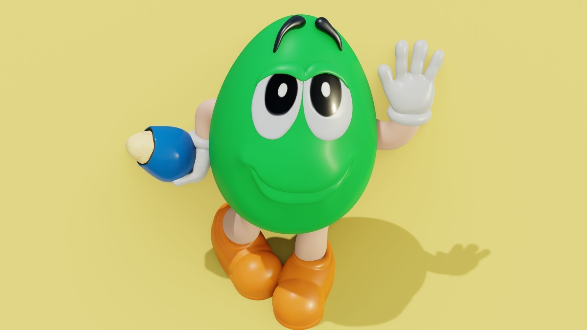 3D model MandM s Character VR / AR / low-poly | CGTrader