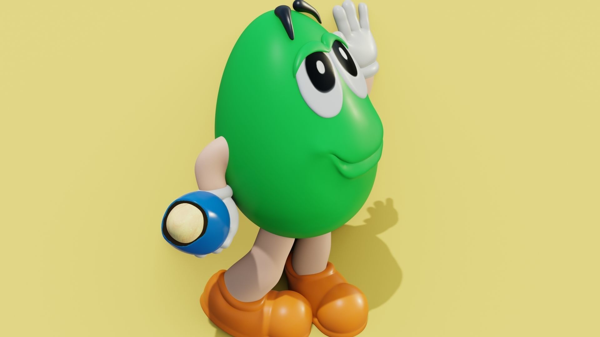 3D model MandM s Character VR / AR / low-poly | CGTrader