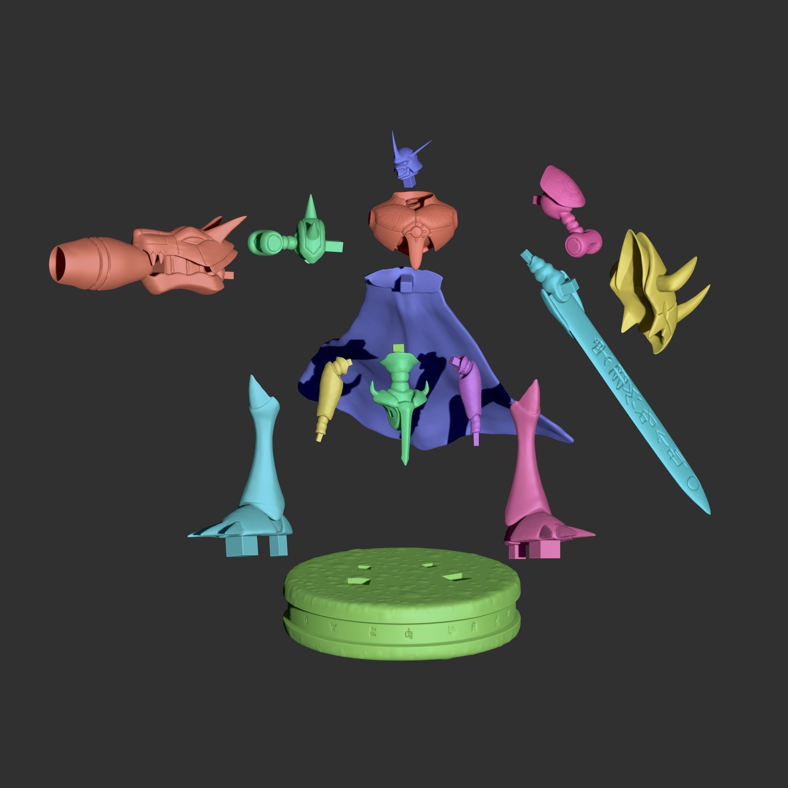 Omegamon 3D model 3D printable | CGTrader