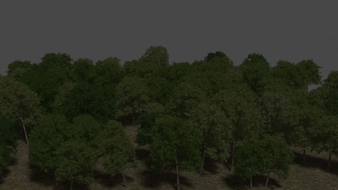 Tree landsca penature wood forest free VR / AR / low-poly 3D model ...