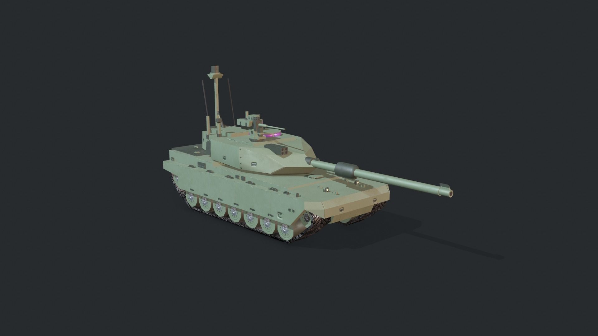 3D model Modern MBT Tank VR / AR / low-poly | CGTrader
