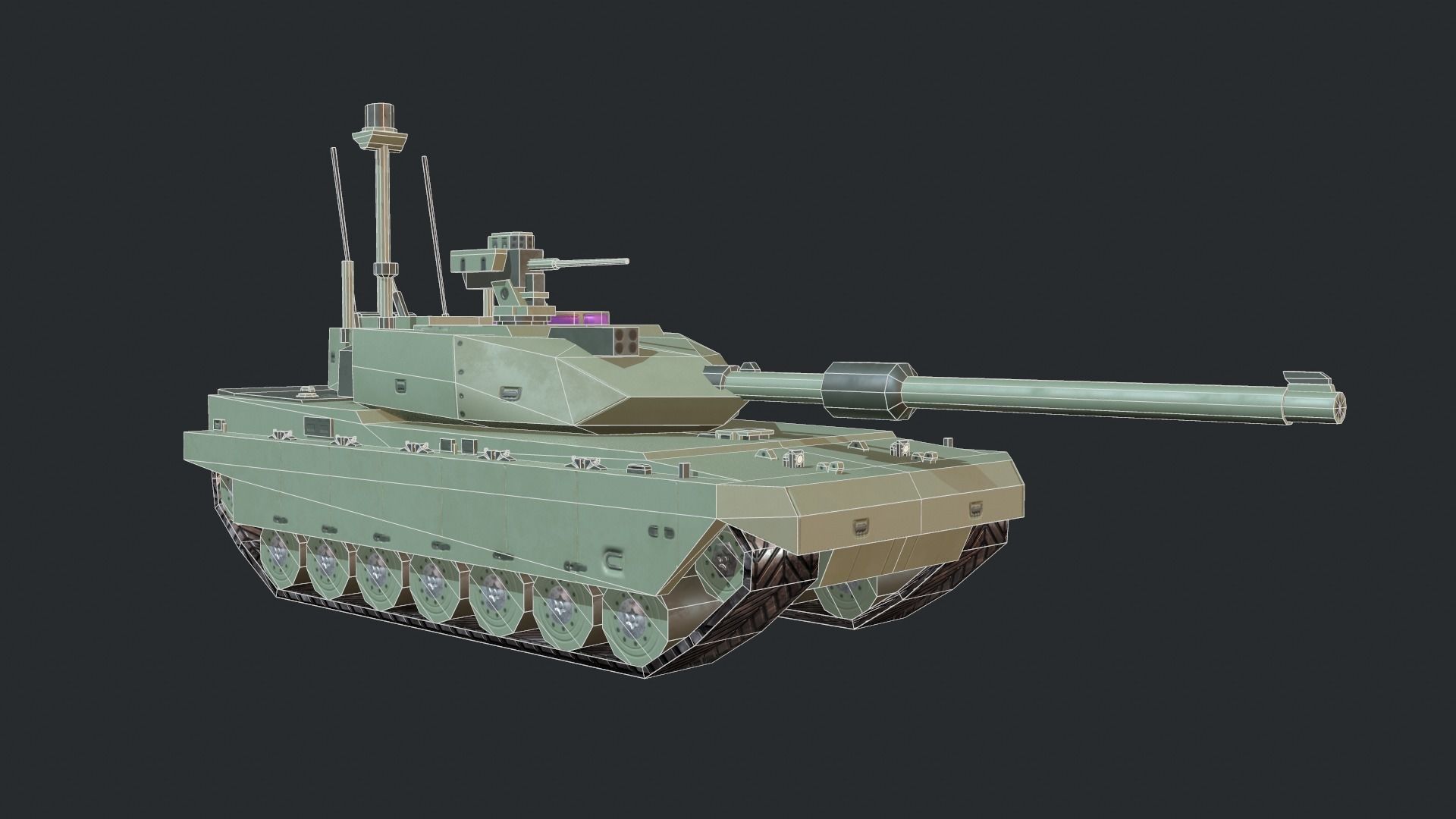 3D model Tanks For RTS Game Pack 2 VR / AR / low-poly | CGTrader
