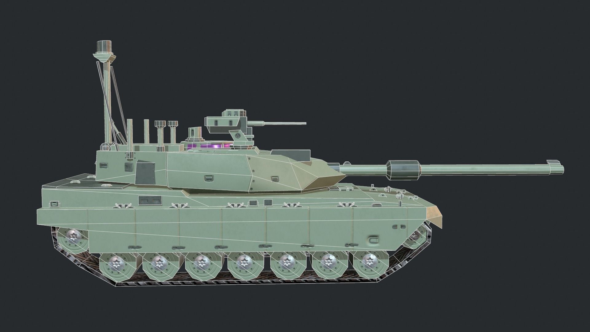 3D model Tanks For RTS Game Pack 2 VR / AR / low-poly | CGTrader