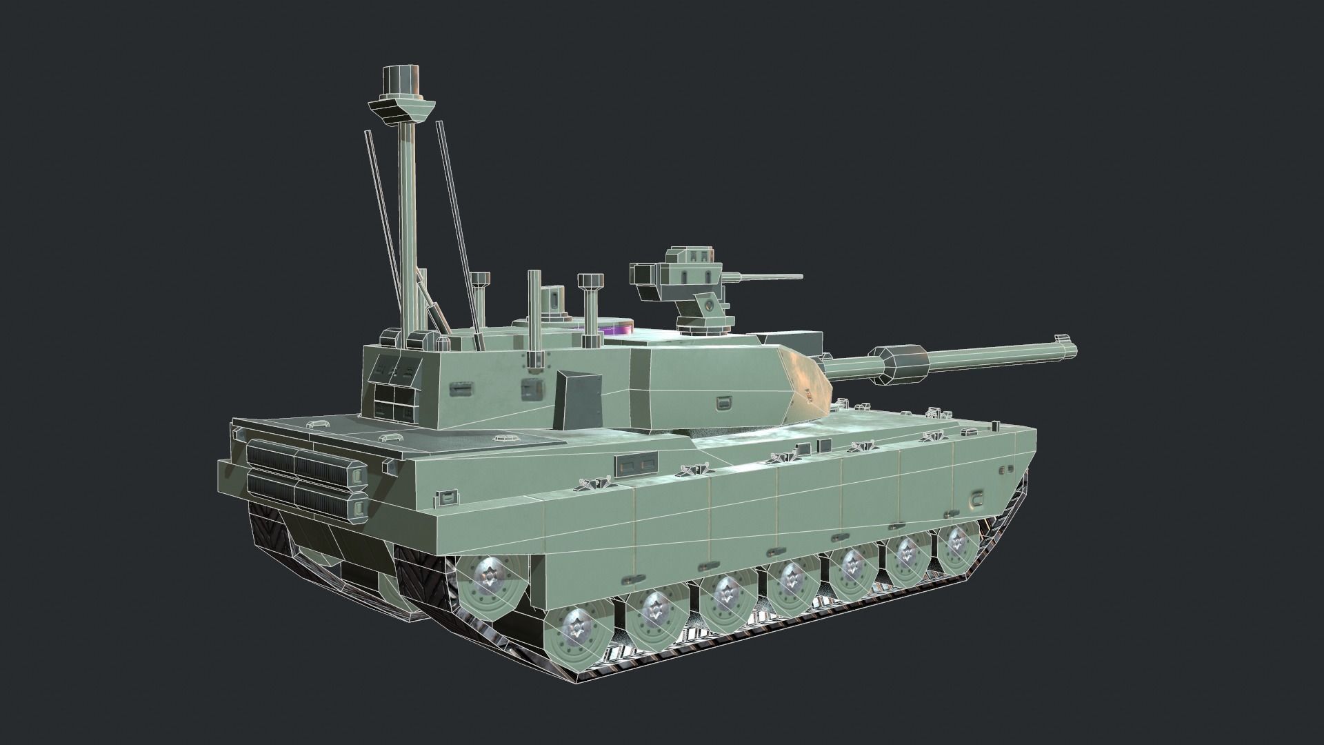 3D model Tanks For RTS Game Pack 2 VR / AR / low-poly | CGTrader