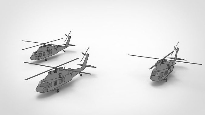 Sikorsky UH-60 Black Hawk 3D model | CGTrader